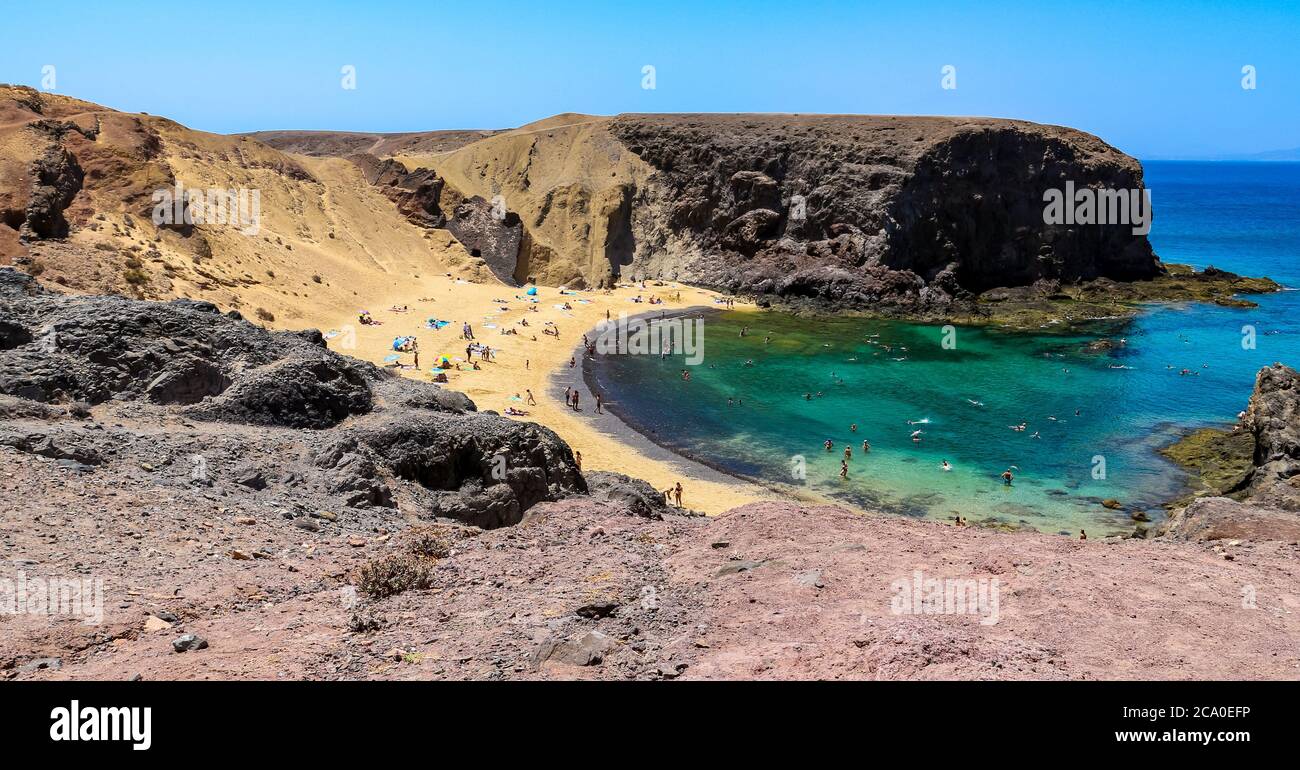 Papagayo beach hi-res stock photography and images - Alamy