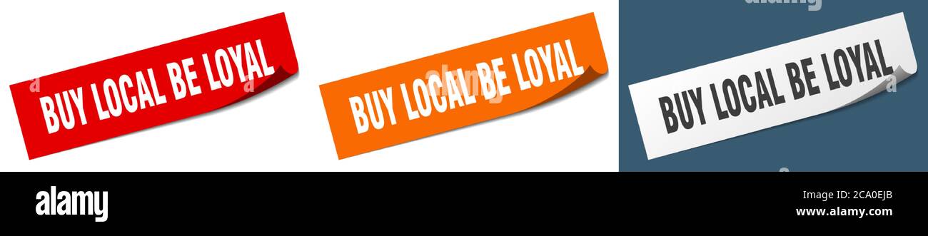 Buy local loyal paper hi-res stock photography and images - Alamy