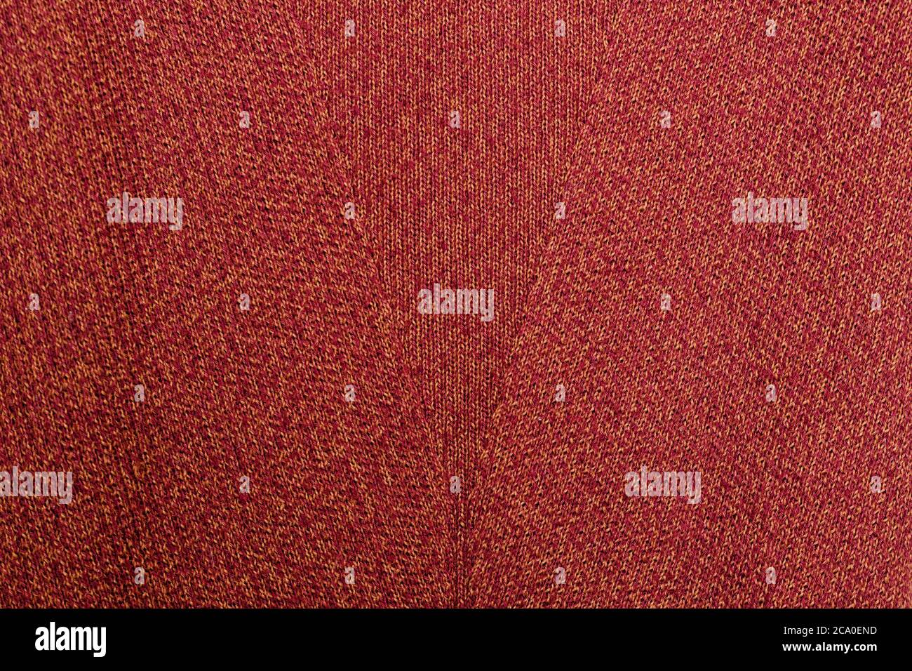 Red orange texture. Knitted fabric with pattern Stock Photo - Alamy