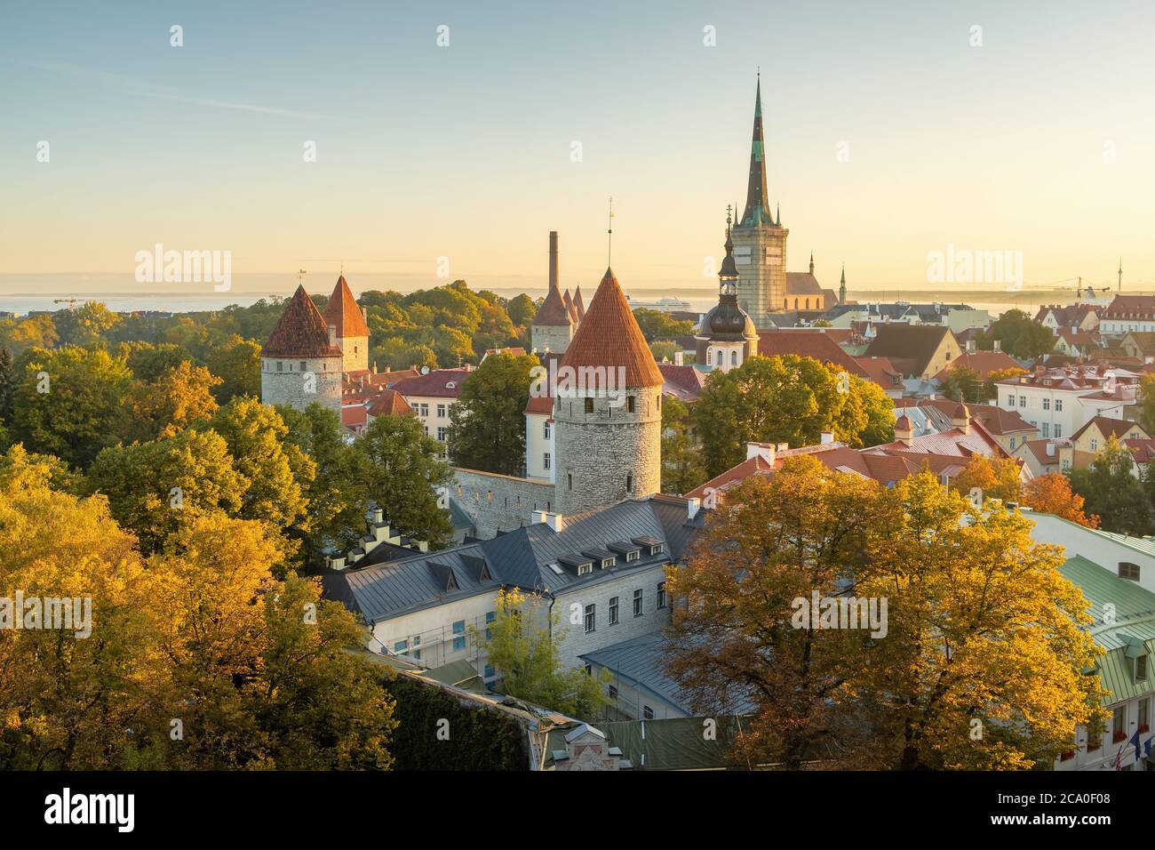 Aerial view of tallinn hi-res stock photography and images - Alamy