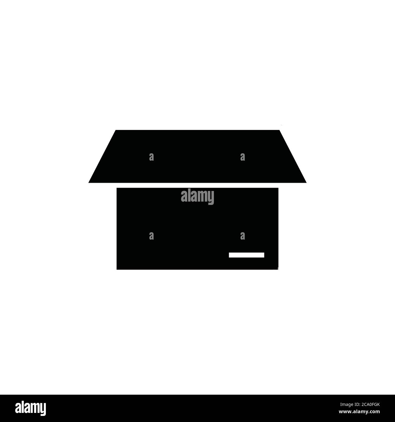 box cargo con vector sign symbol Stock Vector Image & Art - Alamy