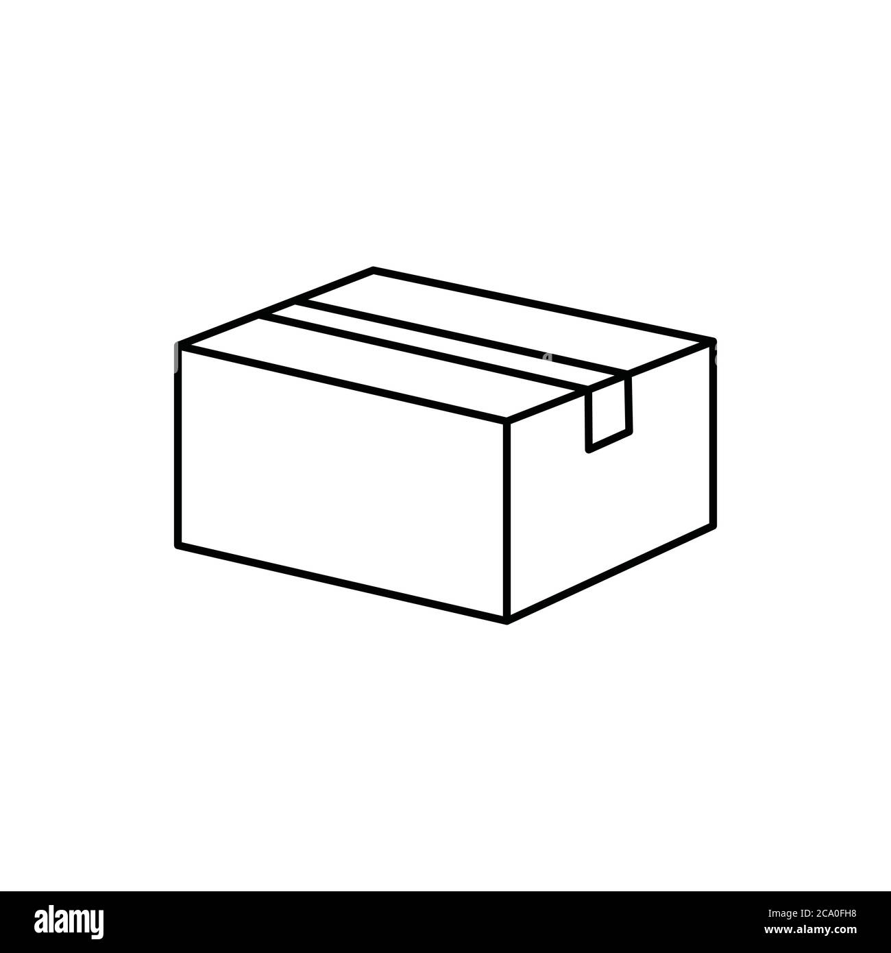 Box cargo Stock Vector Images - Alamy