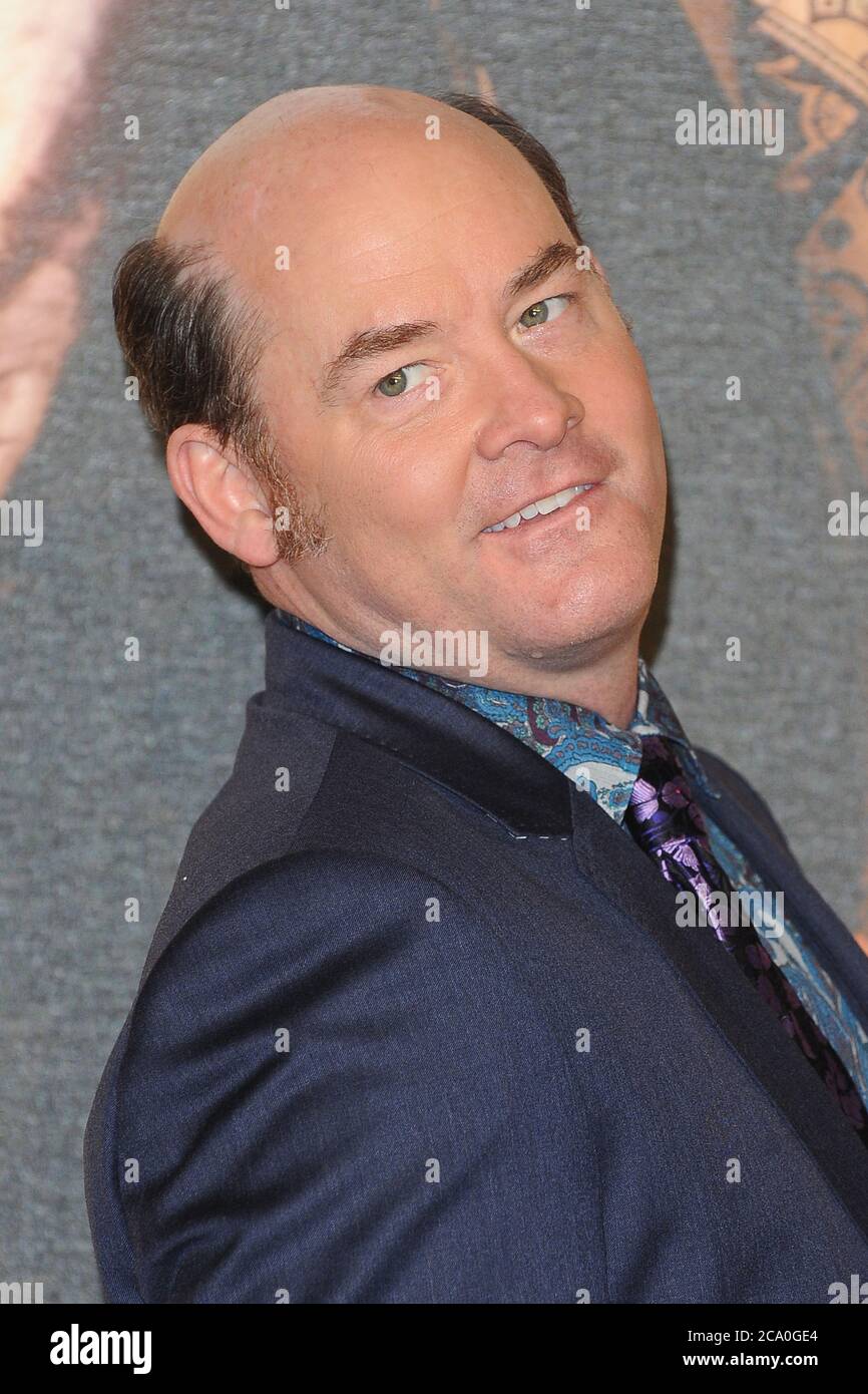 David Koechner attends the UK premiere of Anchorman 2: The Legend ...