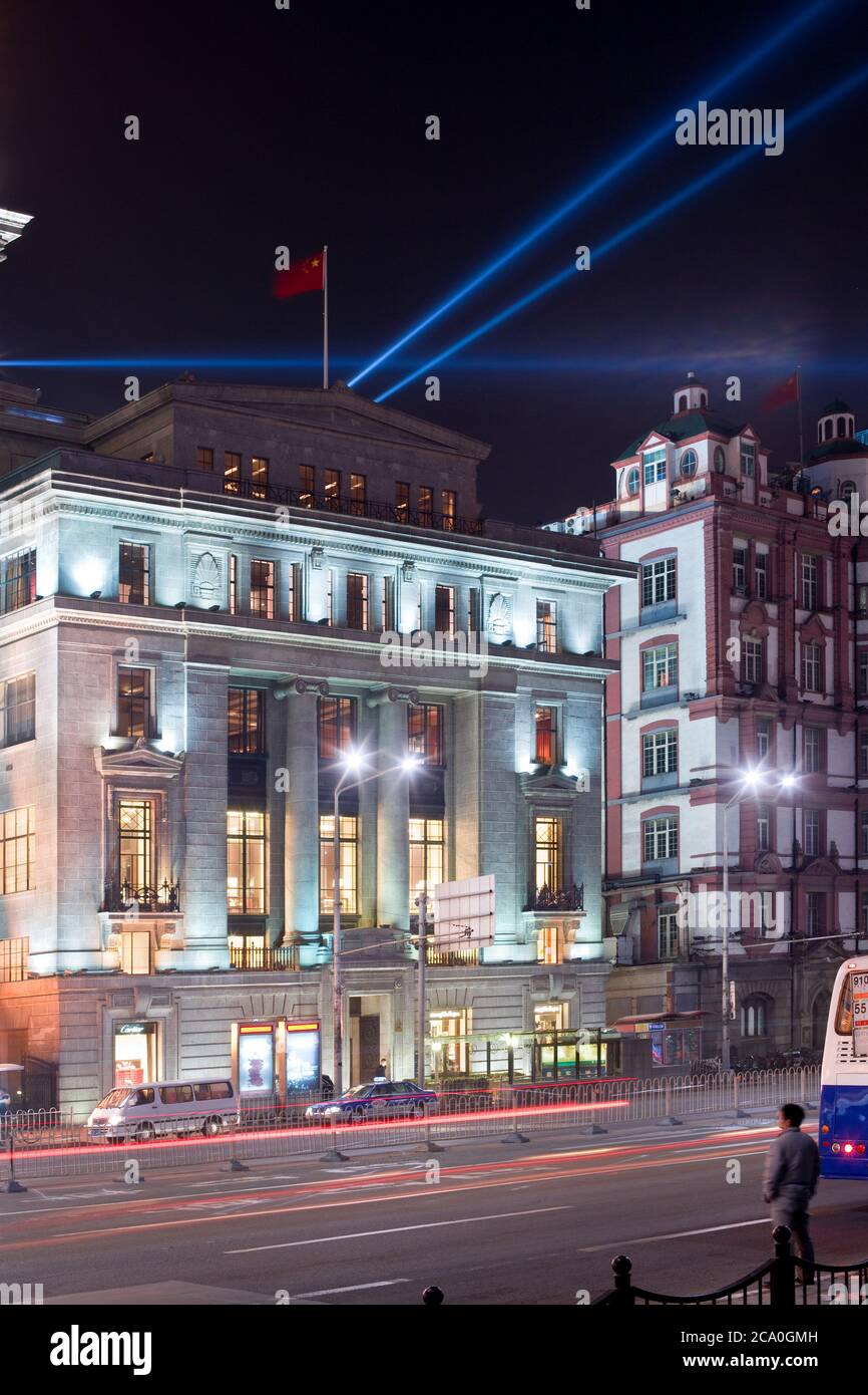 The Bund, Shanghai, China Asia - View of colonial architecture style ...