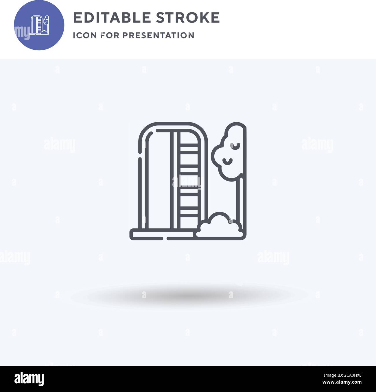 Playground icon vector, filled flat sign, solid pictogram isolated on ...