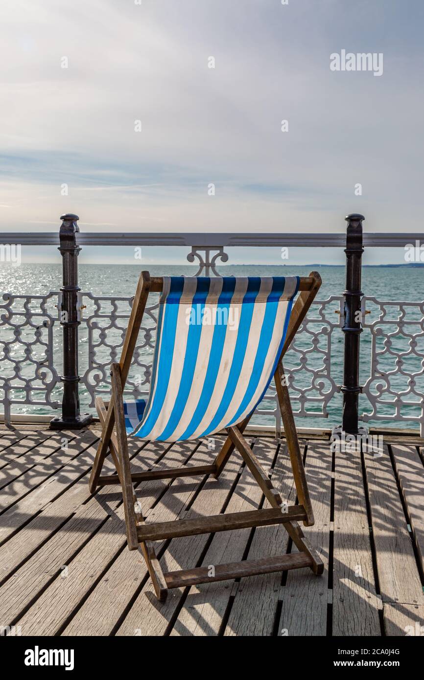 Empty Deckchair High Resolution Stock Photography and Images - Alamy