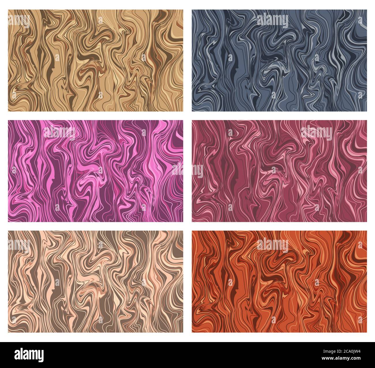 Fluid wallpaper composition Cut Out Stock Images & Pictures - Alamy