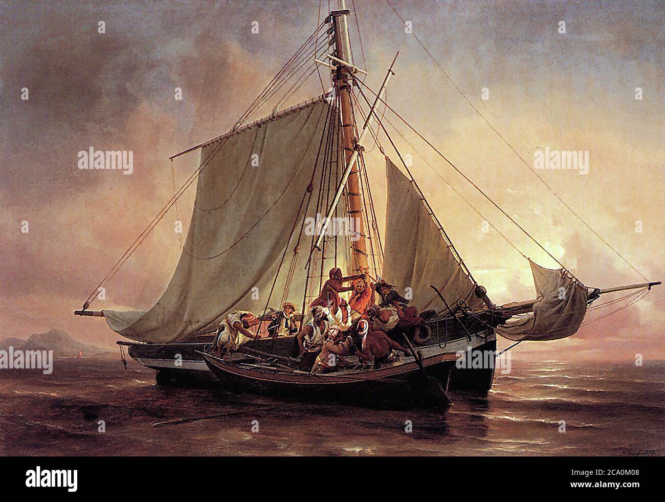 Pirate attack hi-res stock photography and images - Alamy