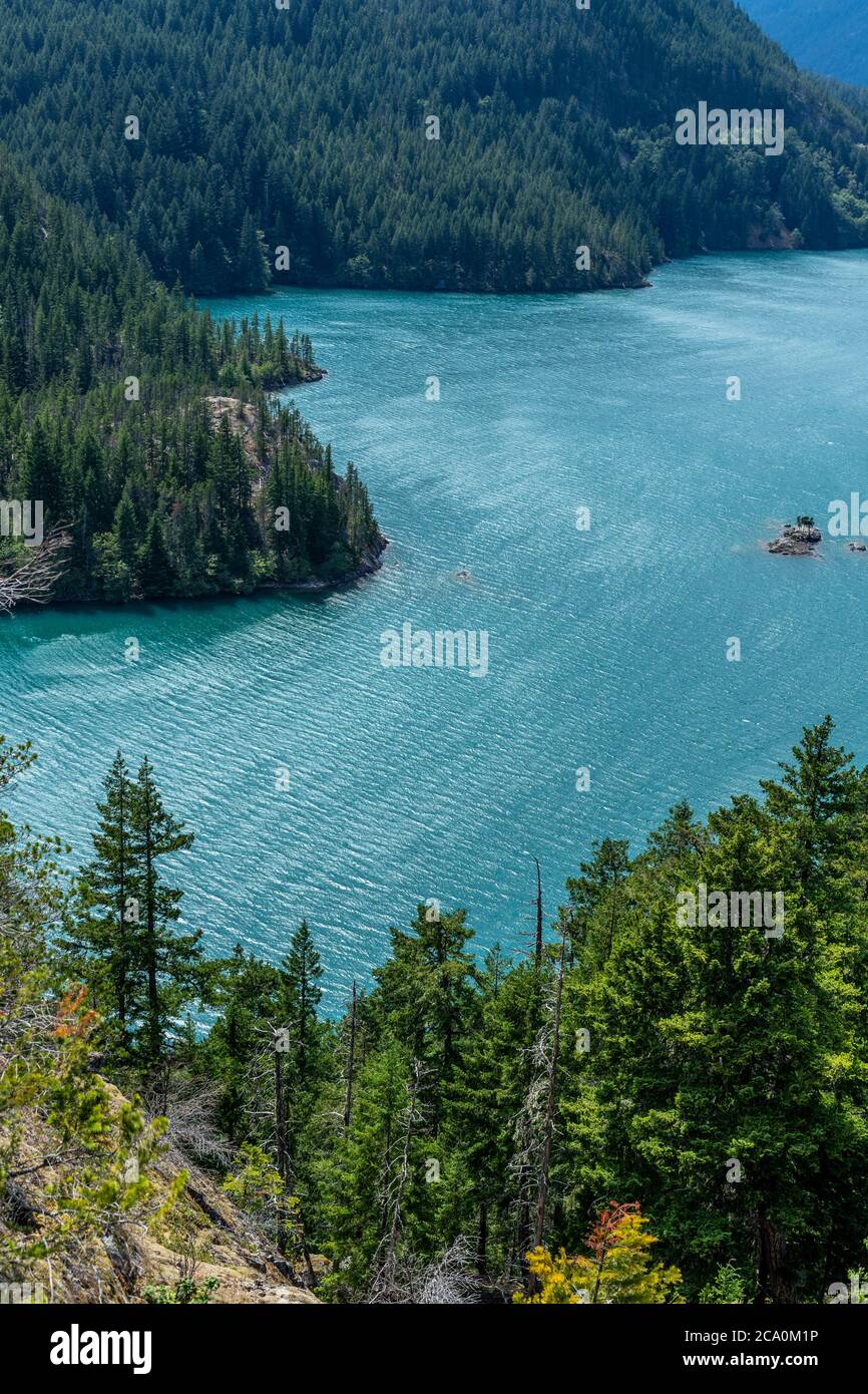 Hiking scenes in the beautiful North Cascades wilderness Stock Photo ...