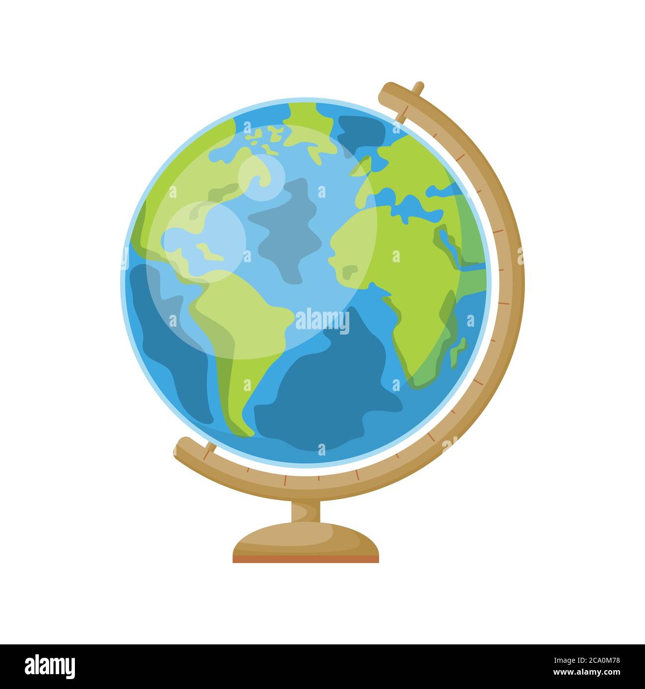 Continents for kids Stock Vector Images - Alamy