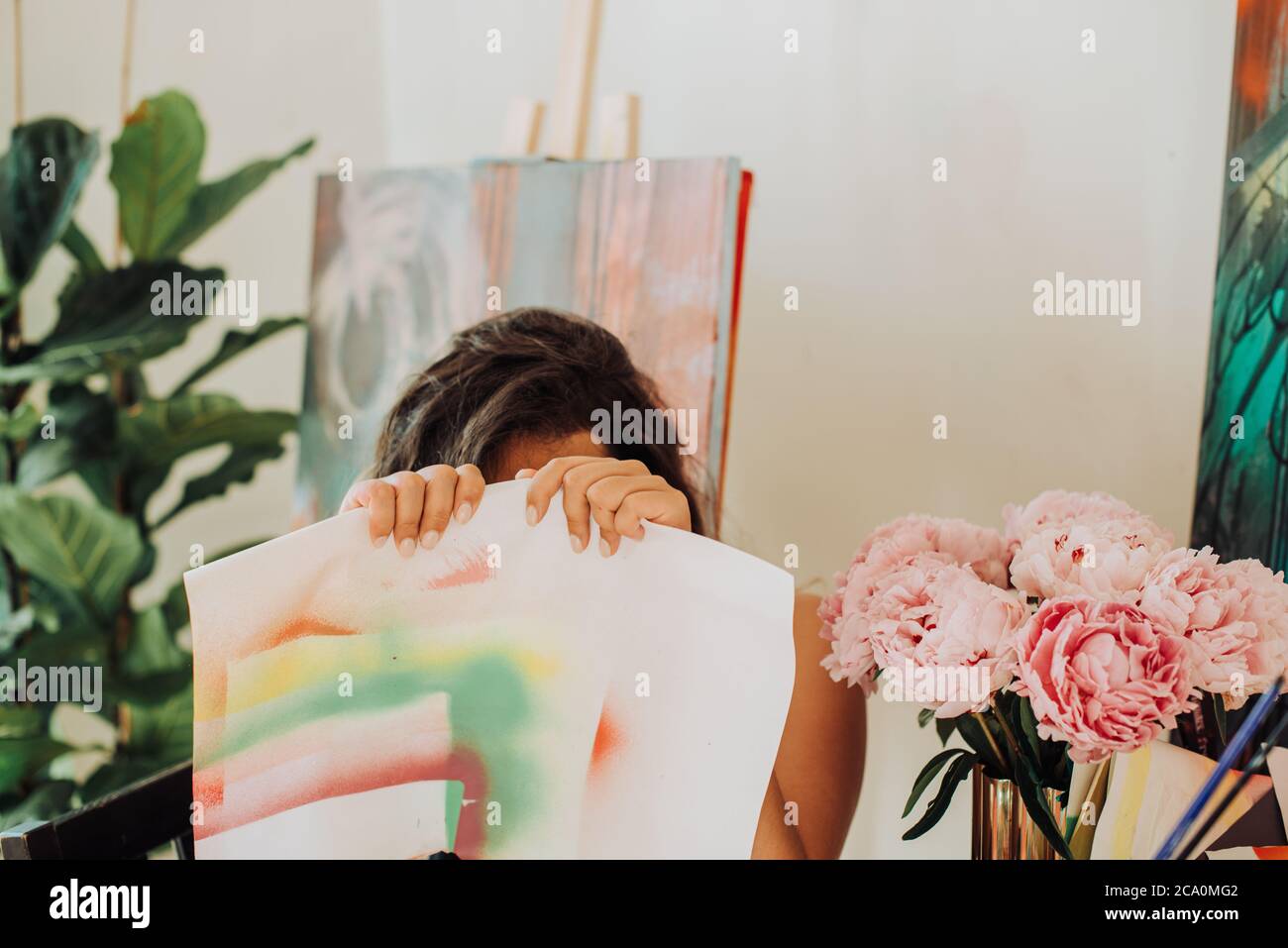 Hiding rose hi-res stock photography and images - Alamy