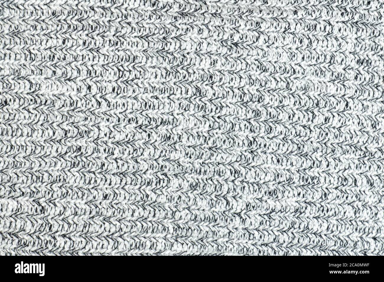 Gray melange texture. Knitted fabric Stock Photo - Alamy