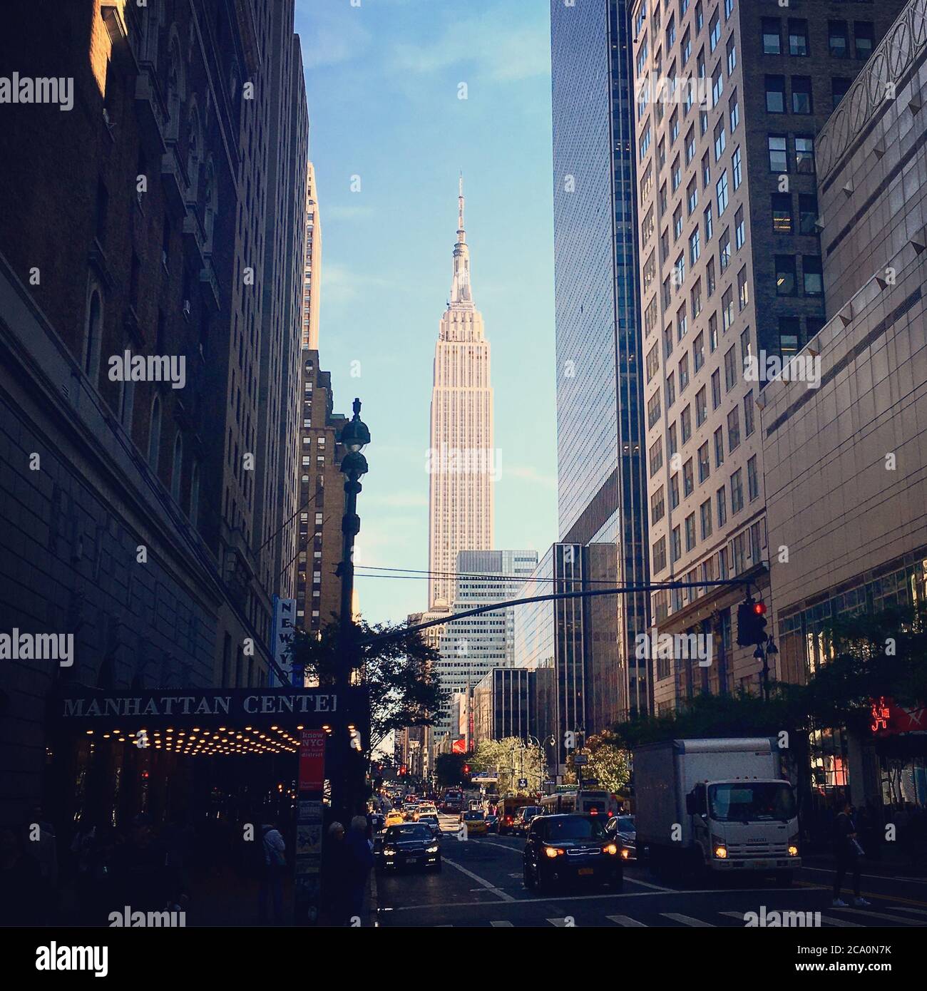 Low angle view empire state building hi-res stock photography and ...