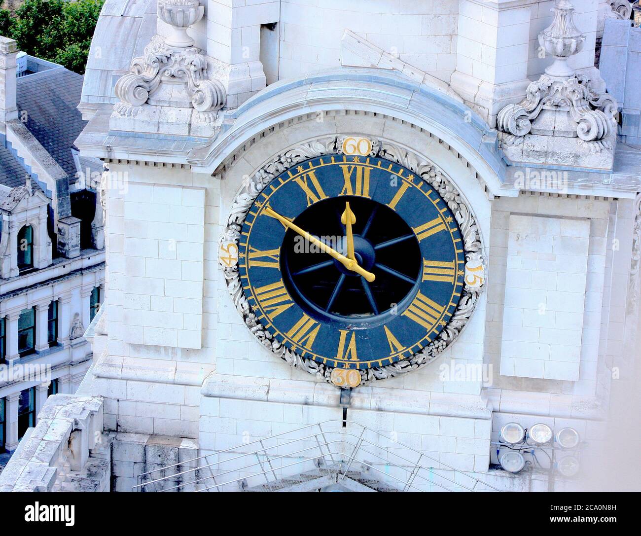 Clock Tower, St Paul's Cathedral taken from the Stone Gallery, London ...