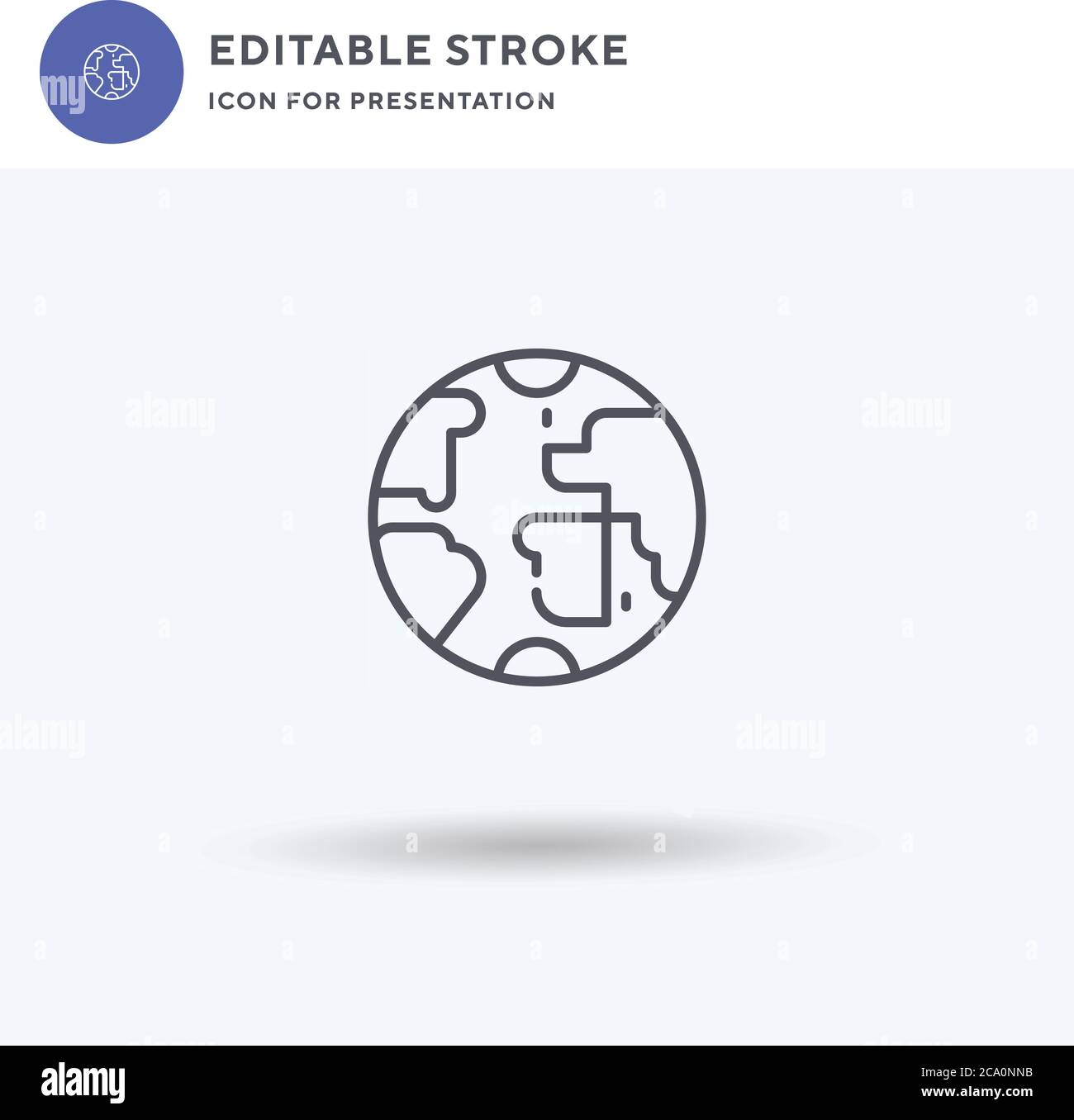 Geography icon vector, filled flat sign, solid pictogram isolated on ...