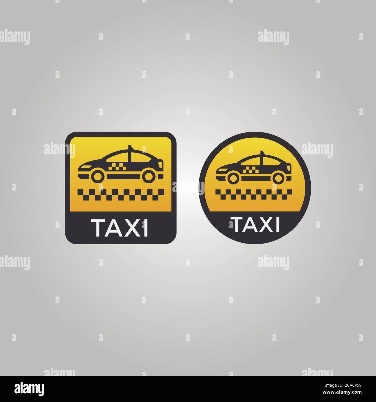 Taxi Logo and Symbol Vector Stock Vector Image & Art - Alamy