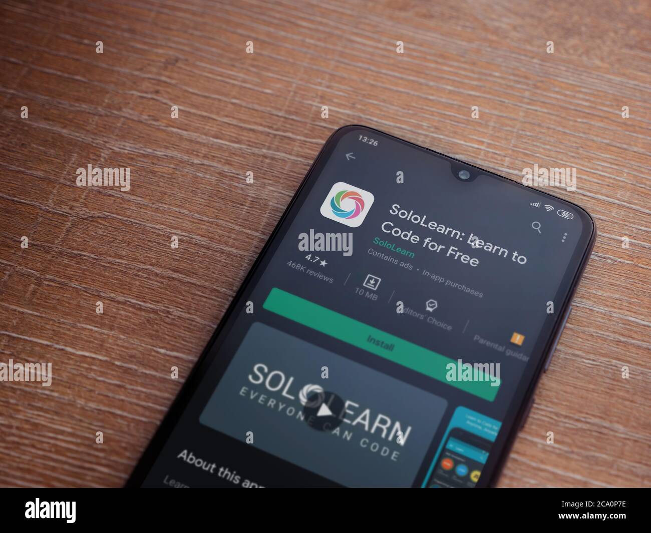 Lod, Israel - July 8, 2020: SoloLearn - Learning coding app play store ...