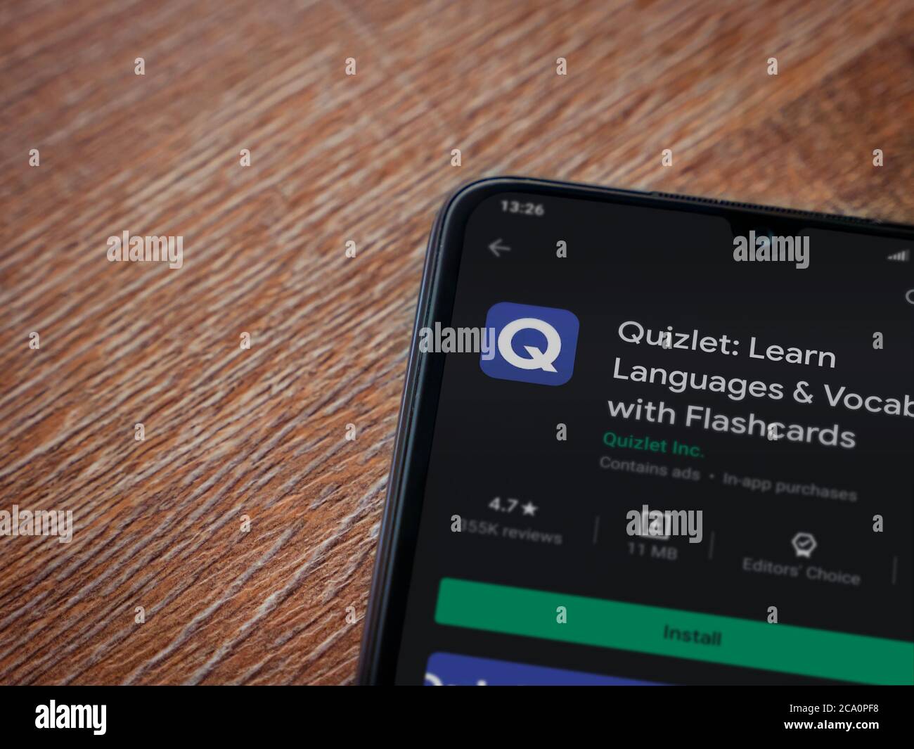 Lod, Israel - July 8, 2020: Quizlet - Language learning app play store ...