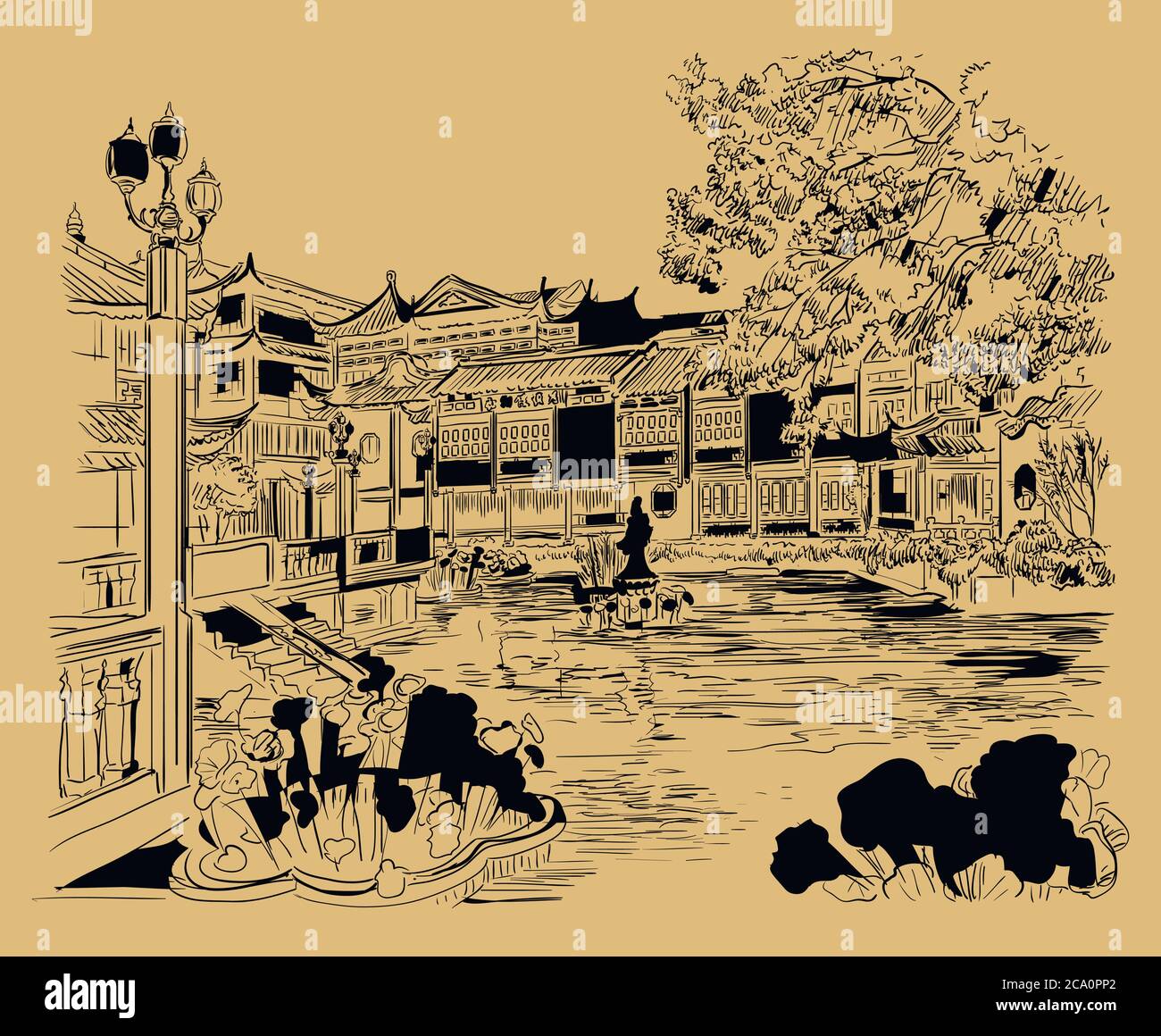 Yuyuan Garden (Garden of Happiness), Old City of Shanghai, landmark of ...