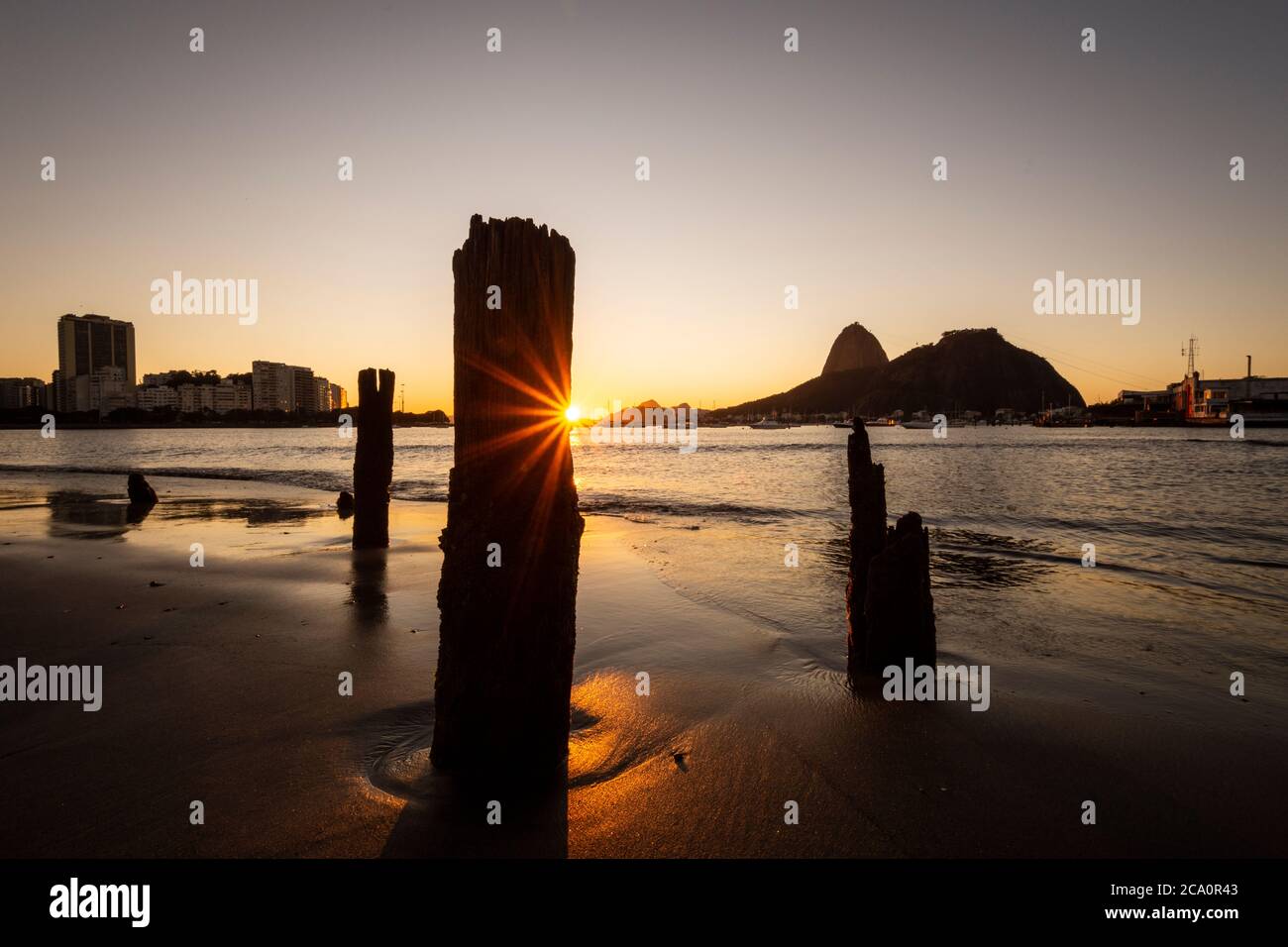 Old pier stumps hi-res stock photography and images - Alamy