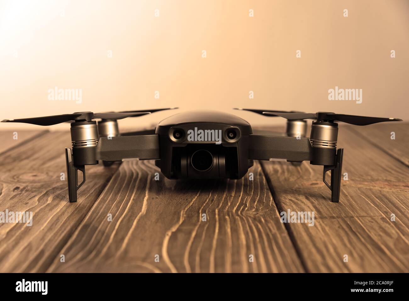 Small modern drone in studio Stock Photo - Alamy
