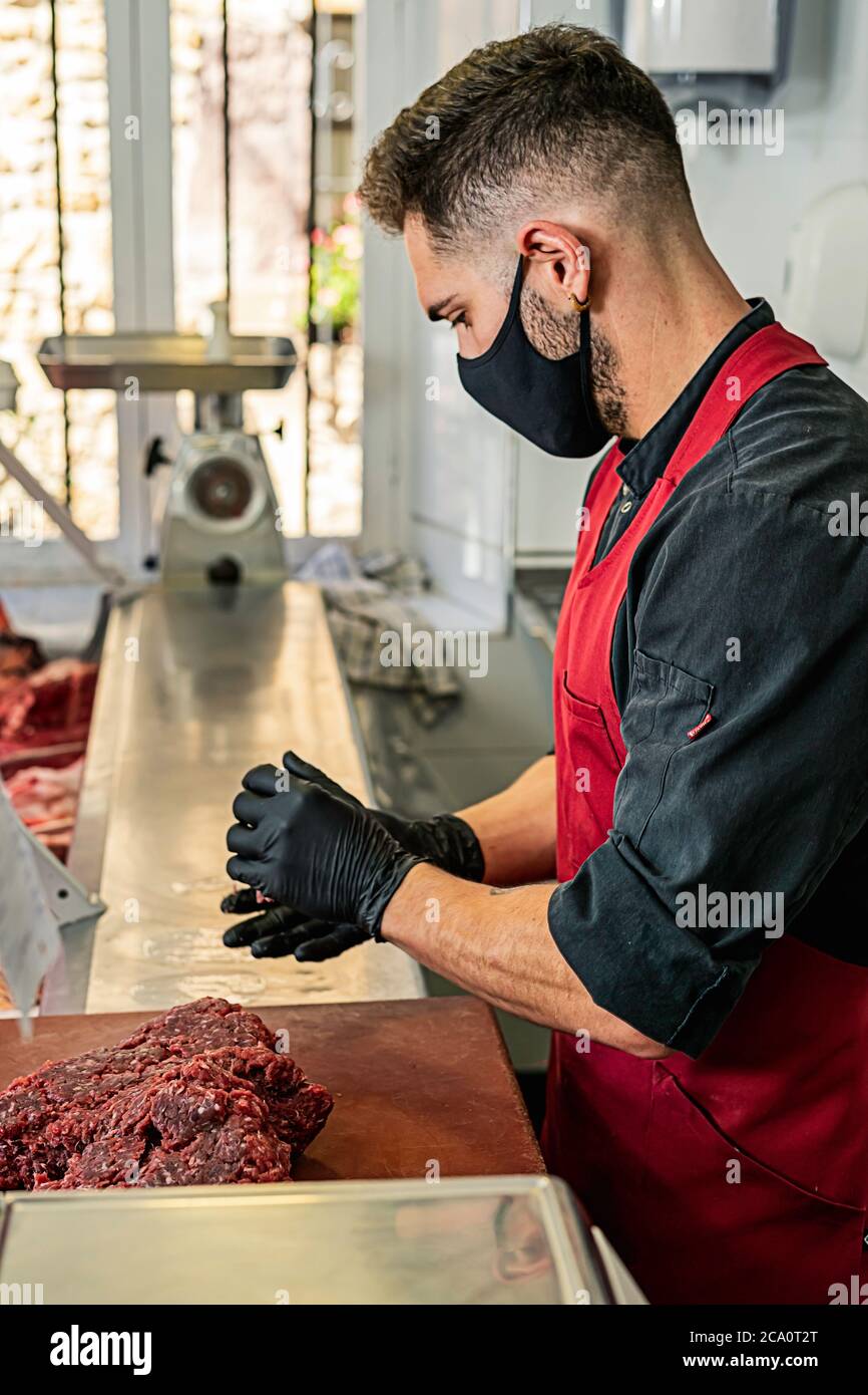 Butcher mask hi-res stock photography and images - Alamy