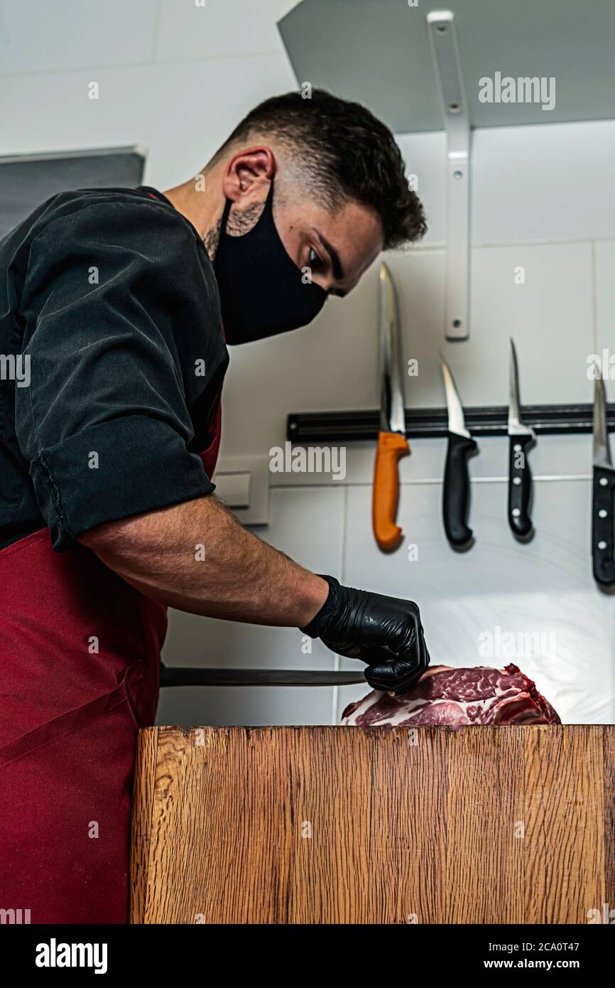 Butcher mask hi-res stock photography and images - Alamy