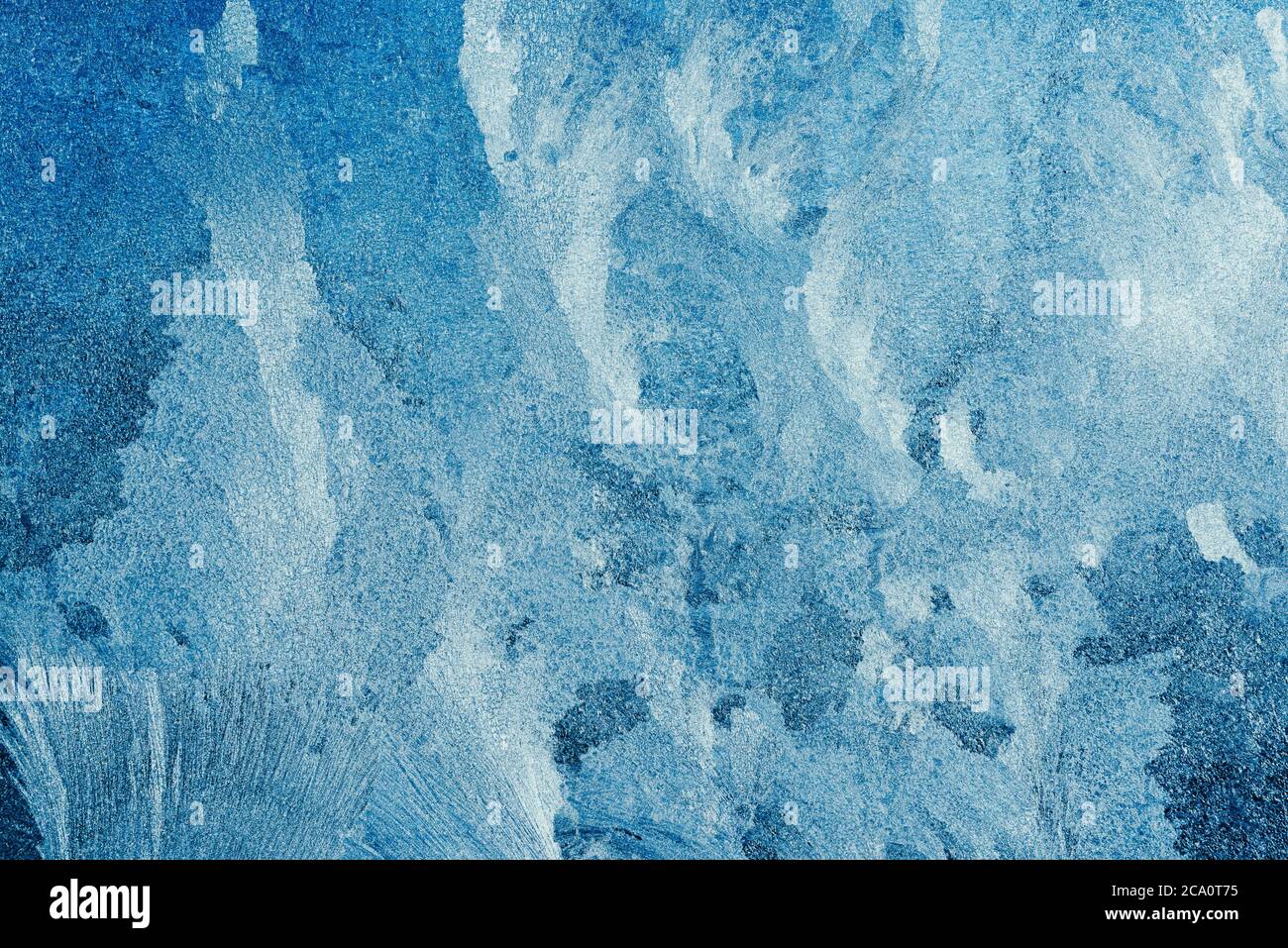 Frosty pattern on transparent background. Blue backdrop Cold weather ...