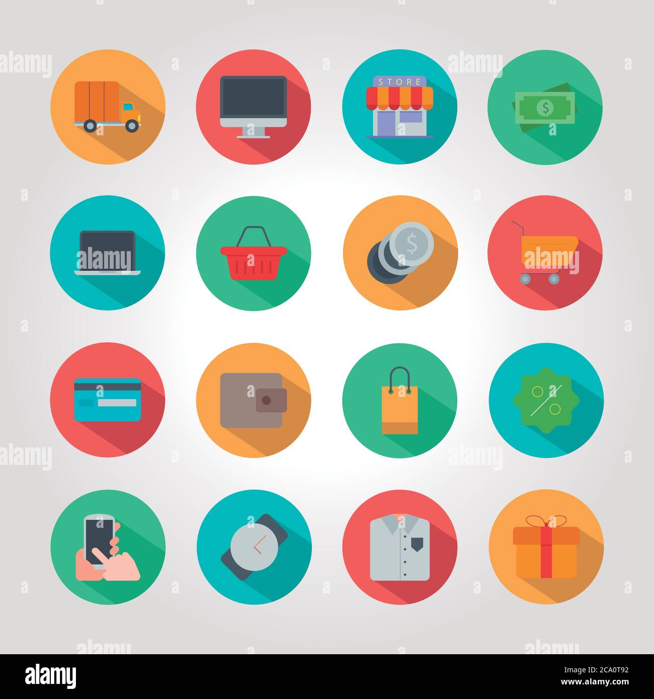 Modern Web Icon Collection Vector Design Stock Vector Image & Art - Alamy