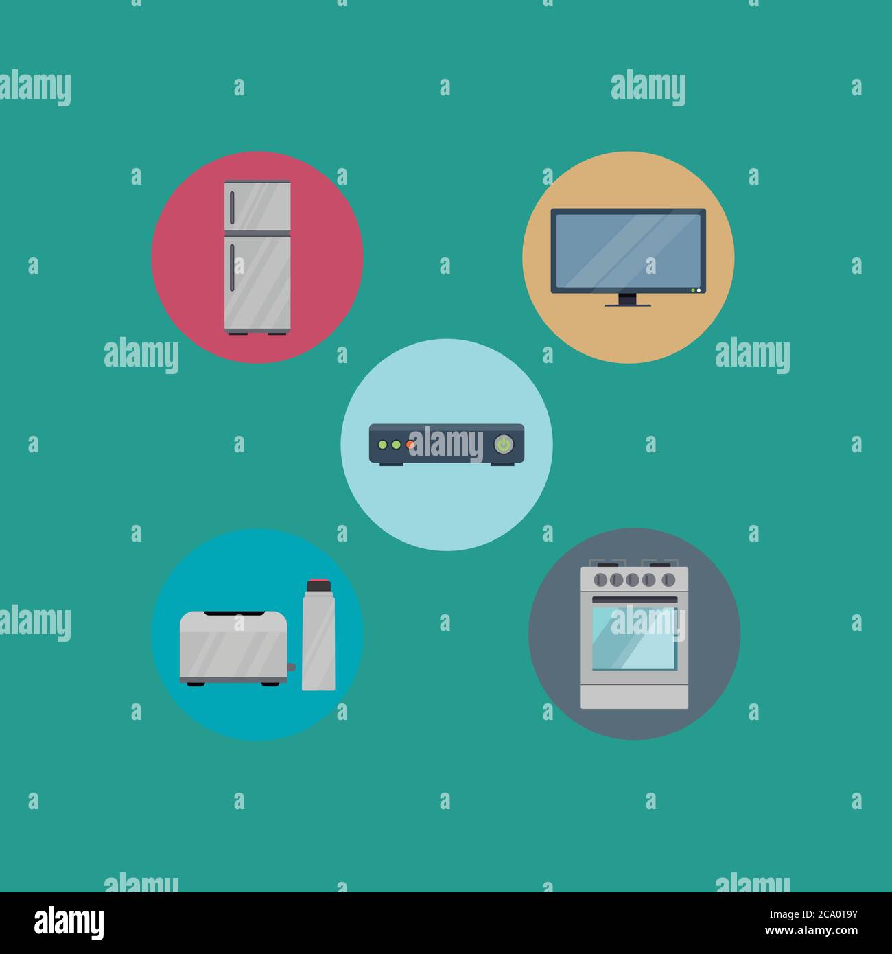 Modern Web Icon Collection Vector Design Stock Vector Image & Art - Alamy