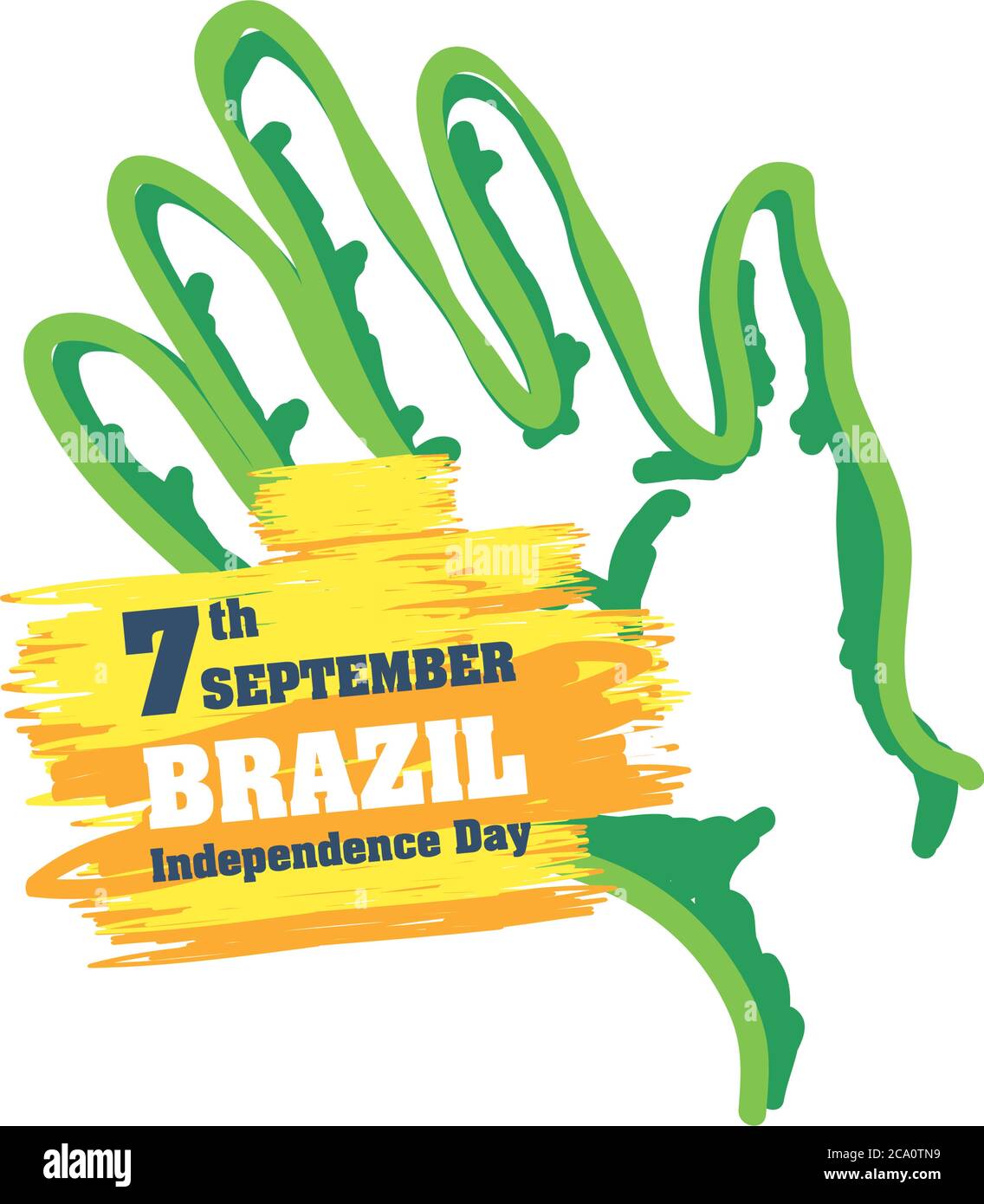 7th september brazil independence day vector illustration design Stock ...