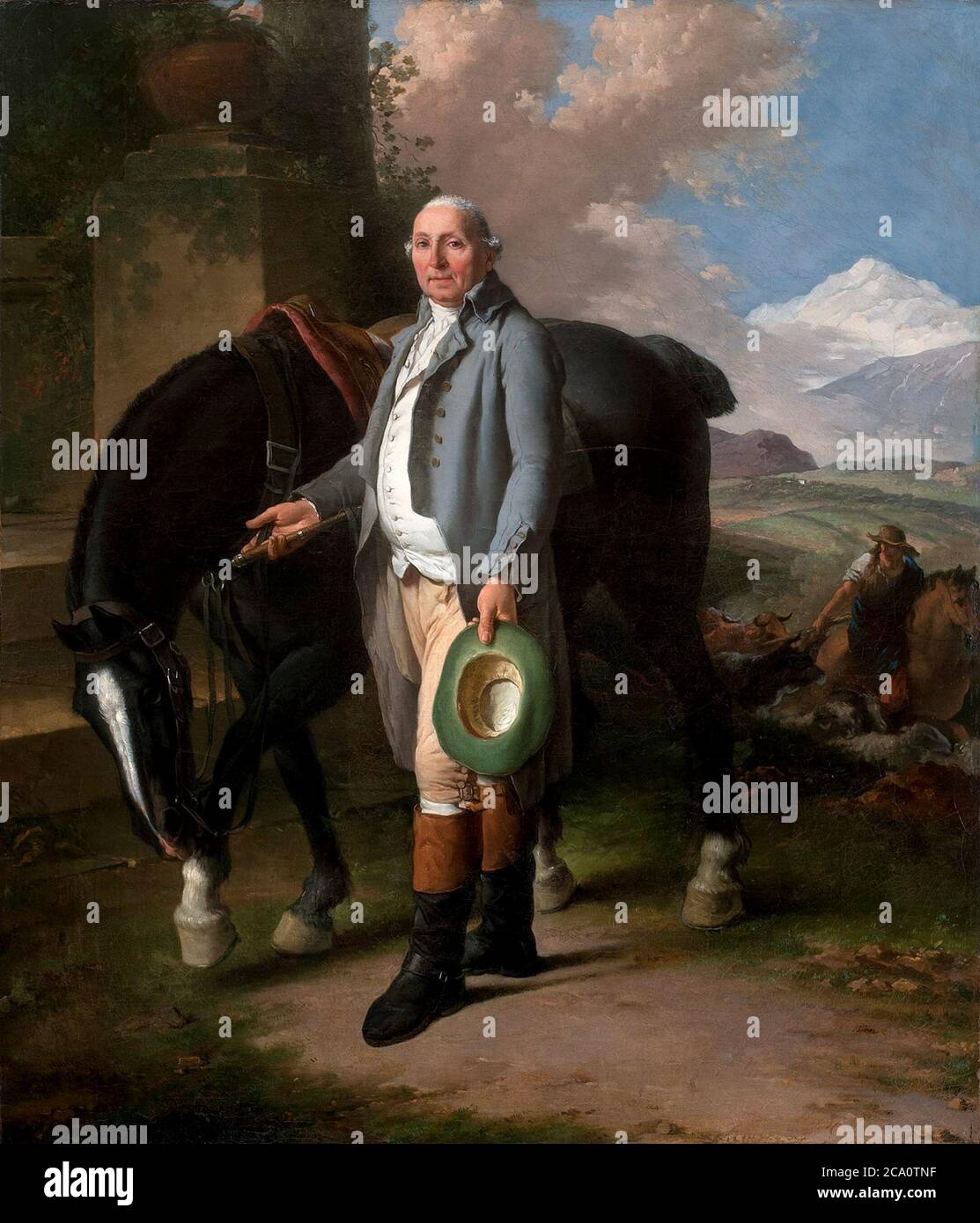 Old banker painting hi-res stock photography and images - Alamy