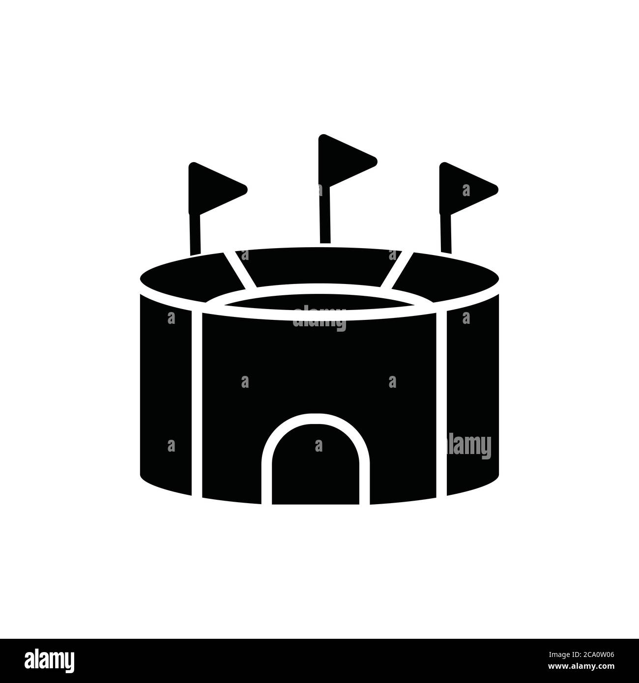 stadium arena icon vector sign Stock Vector Image & Art - Alamy