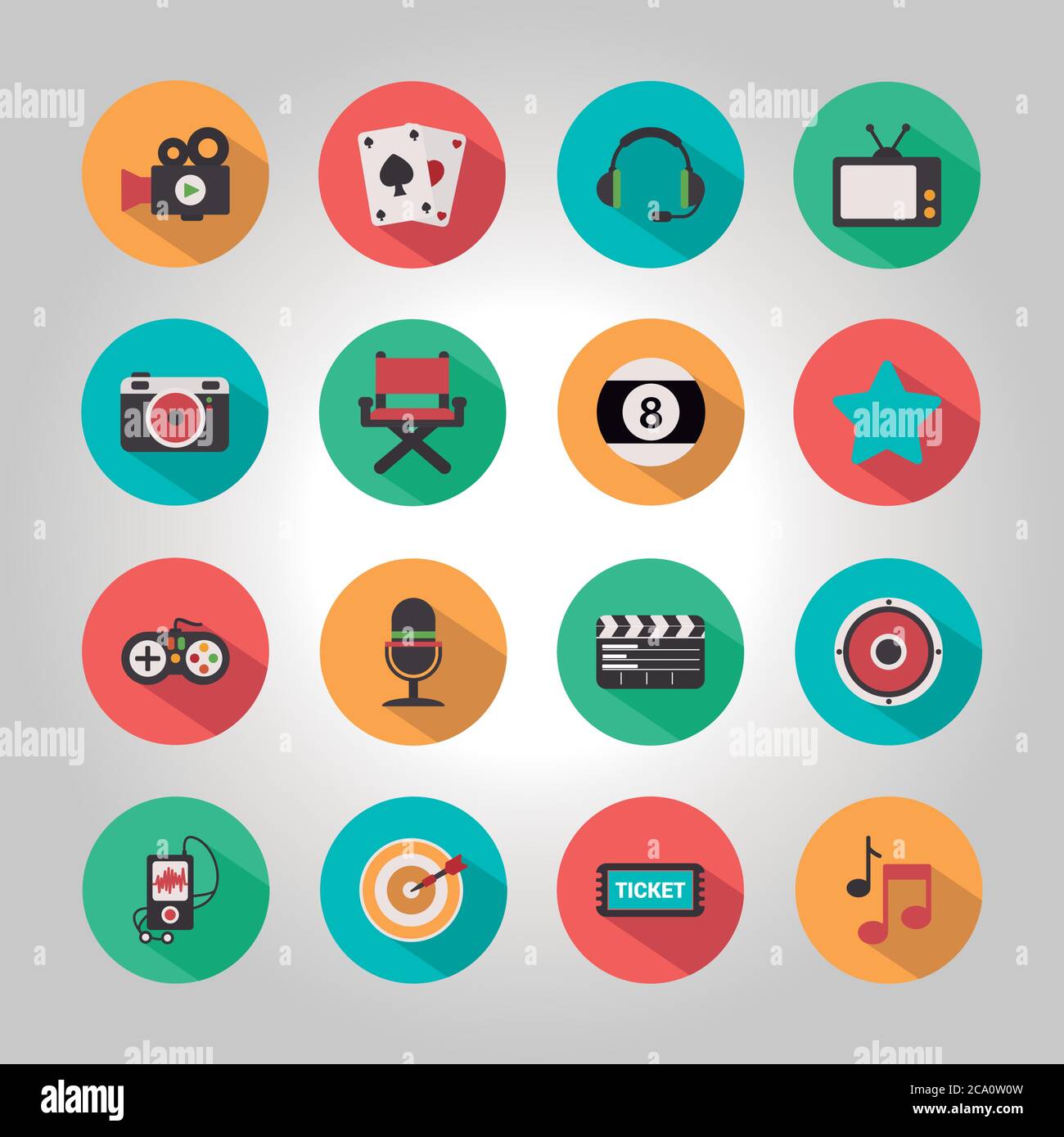 Modern Web Icon Collection Vector Design Stock Vector Image & Art - Alamy