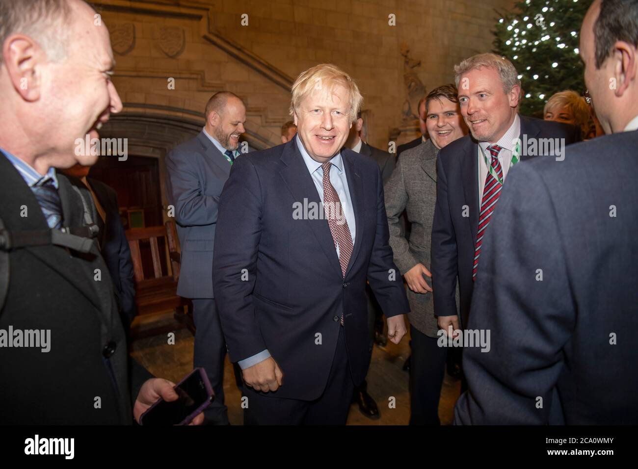 British Prime Minister Boris Johnson meets his new MP's in the ...