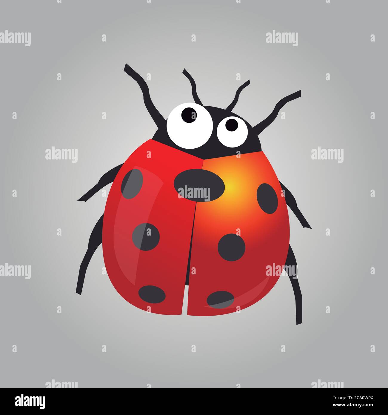 Ladybug Illustration and Vector Design Stock Vector Image & Art - Alamy