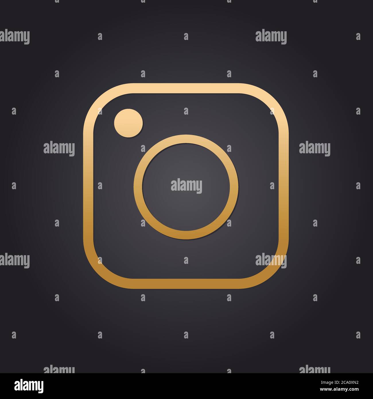 Gold social media vector vectors hi-res stock photography and images ...