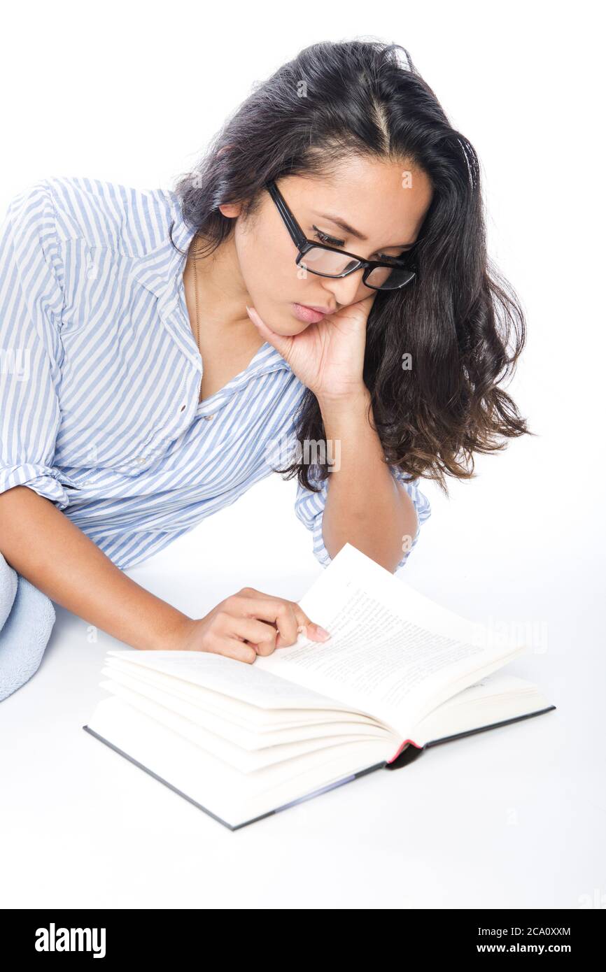 Carefully read the lesson hi-res stock photography and images - Alamy