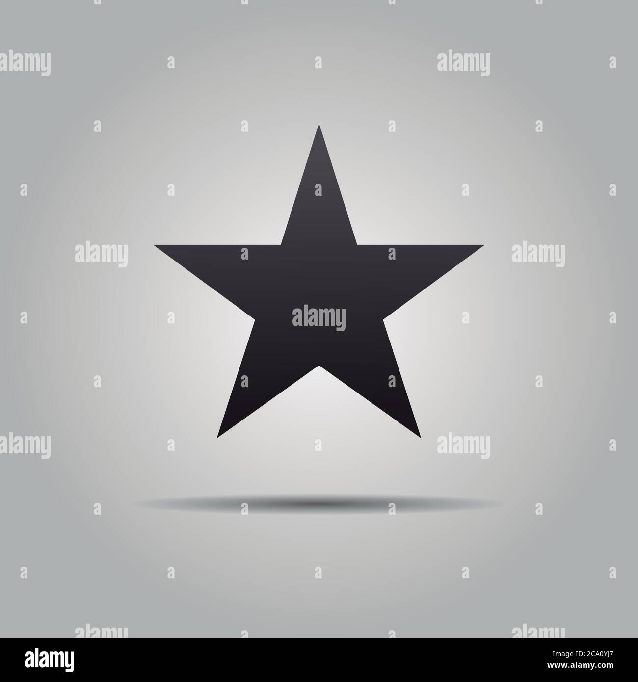 Simple Star Icon, Logo and Symbol Vector Design Stock Vector Image ...