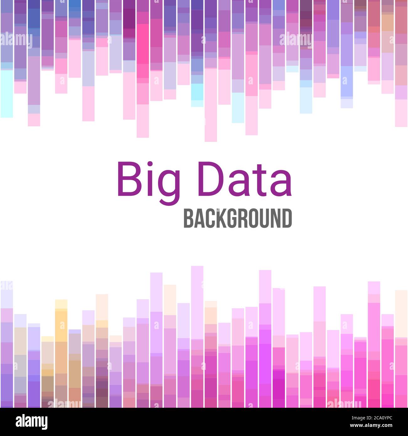 Big Data stick charts. Colorful abstract geometric business background ...