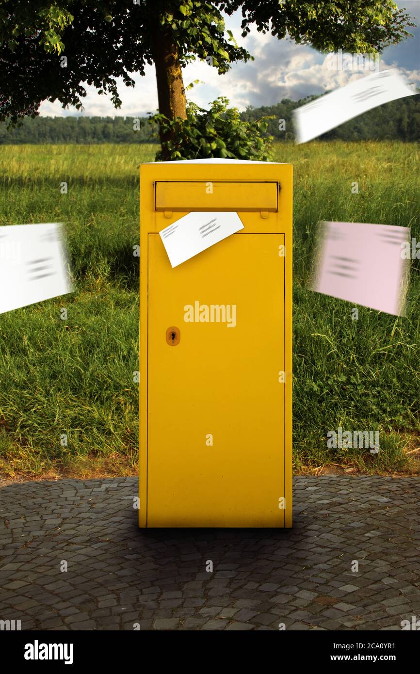 Flying letters hi-res stock photography and images - Alamy