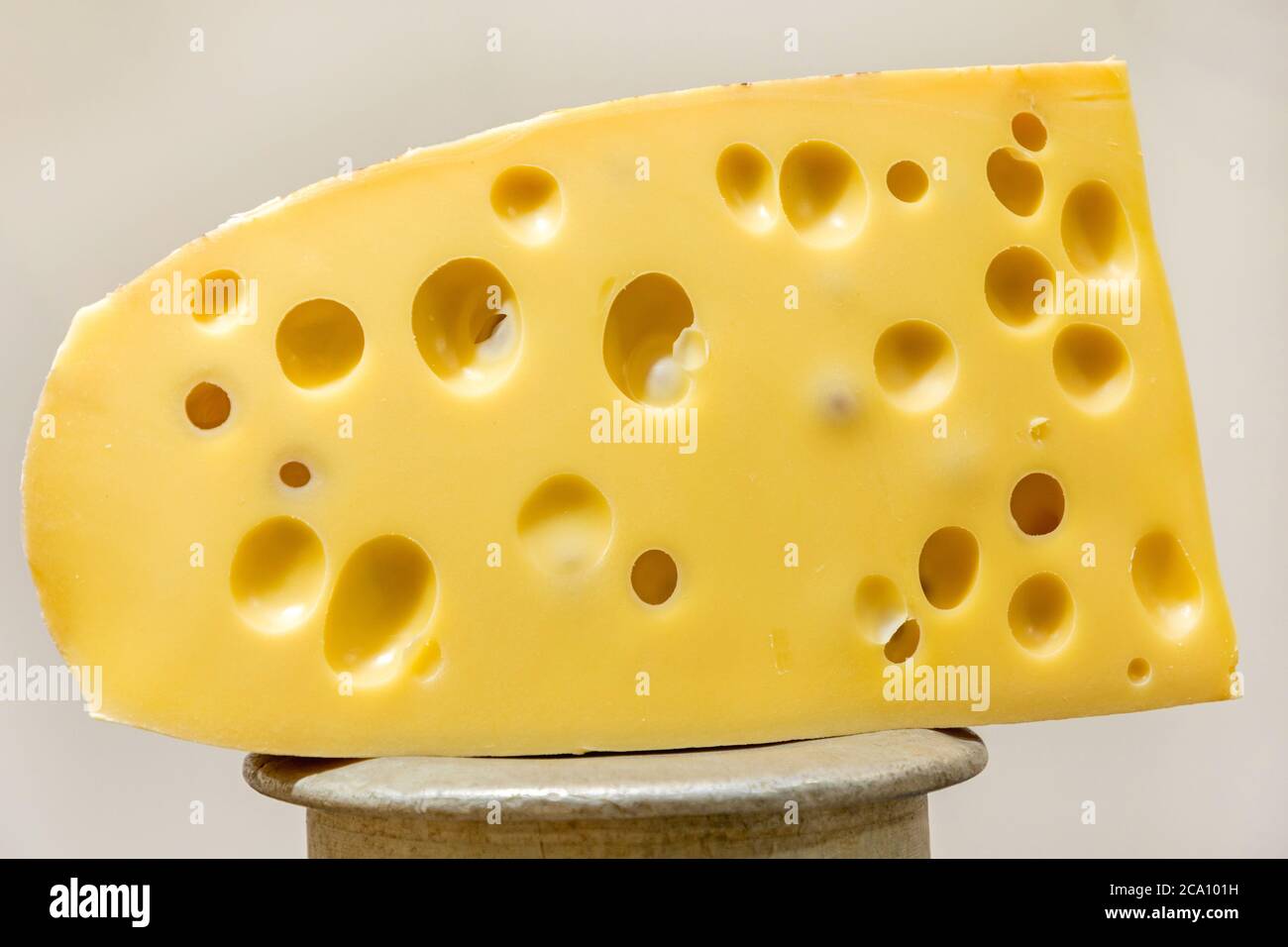 Big Piece of Emmental Cheese Swiss Cuisine Stock Photo - Alamy