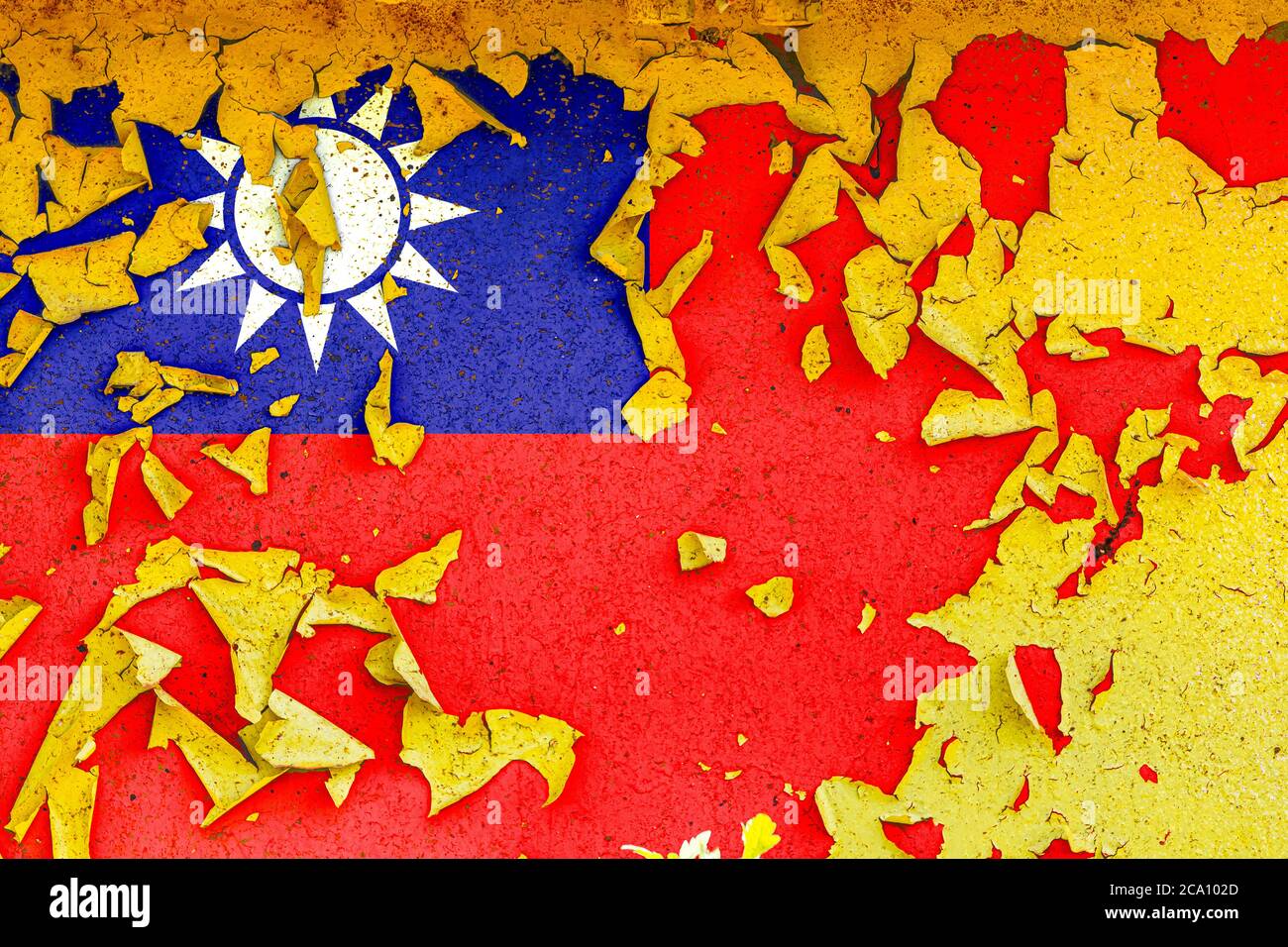 Old Taiwan Flag High Resolution Stock Photography and Images - Alamy