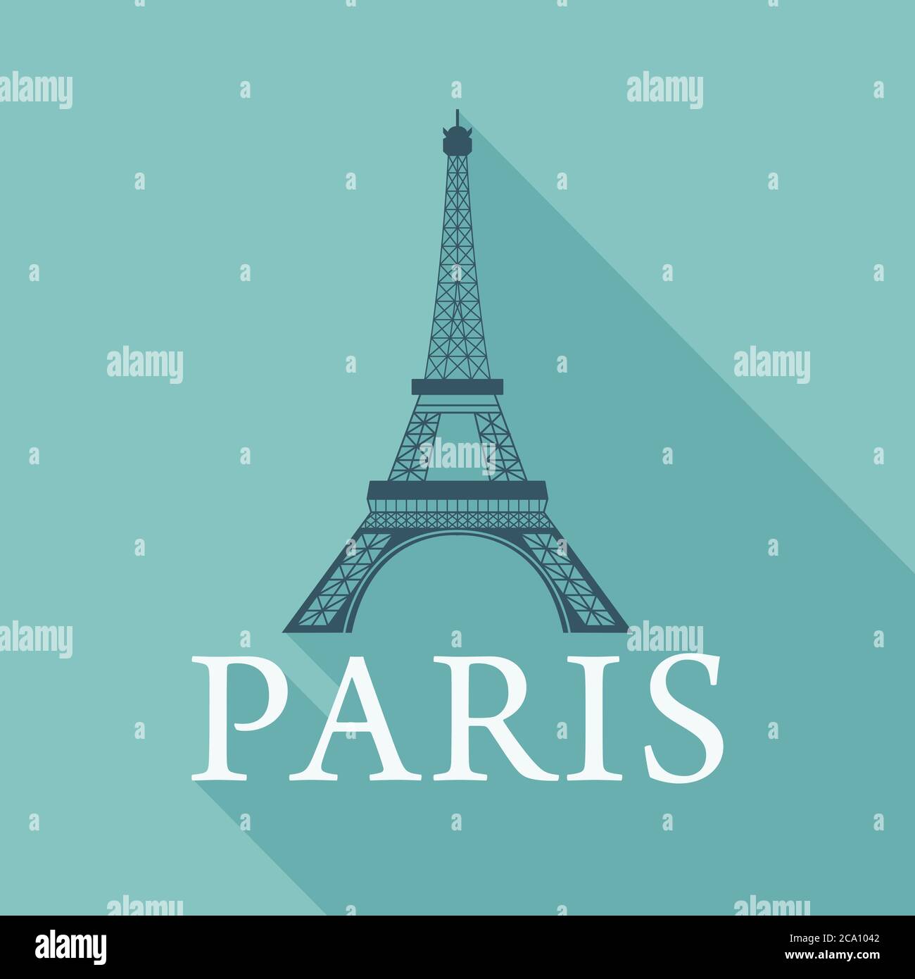 Paris City Of Love Vector Design Stock Vector Image & Art - Alamy