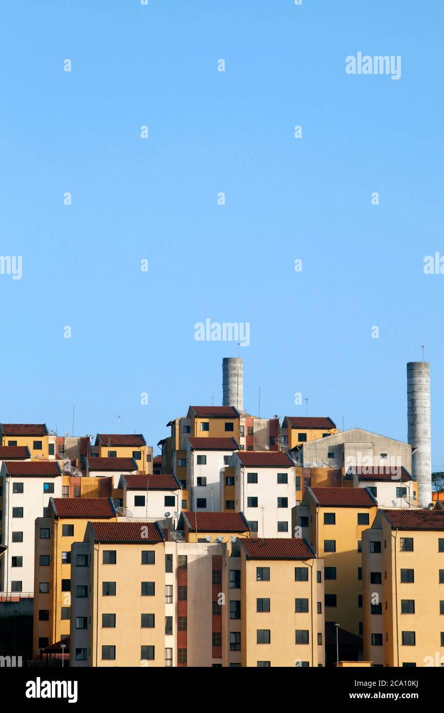 blocks of popular habitation in Sao Paulo, Brazil Stock Photo - Alamy