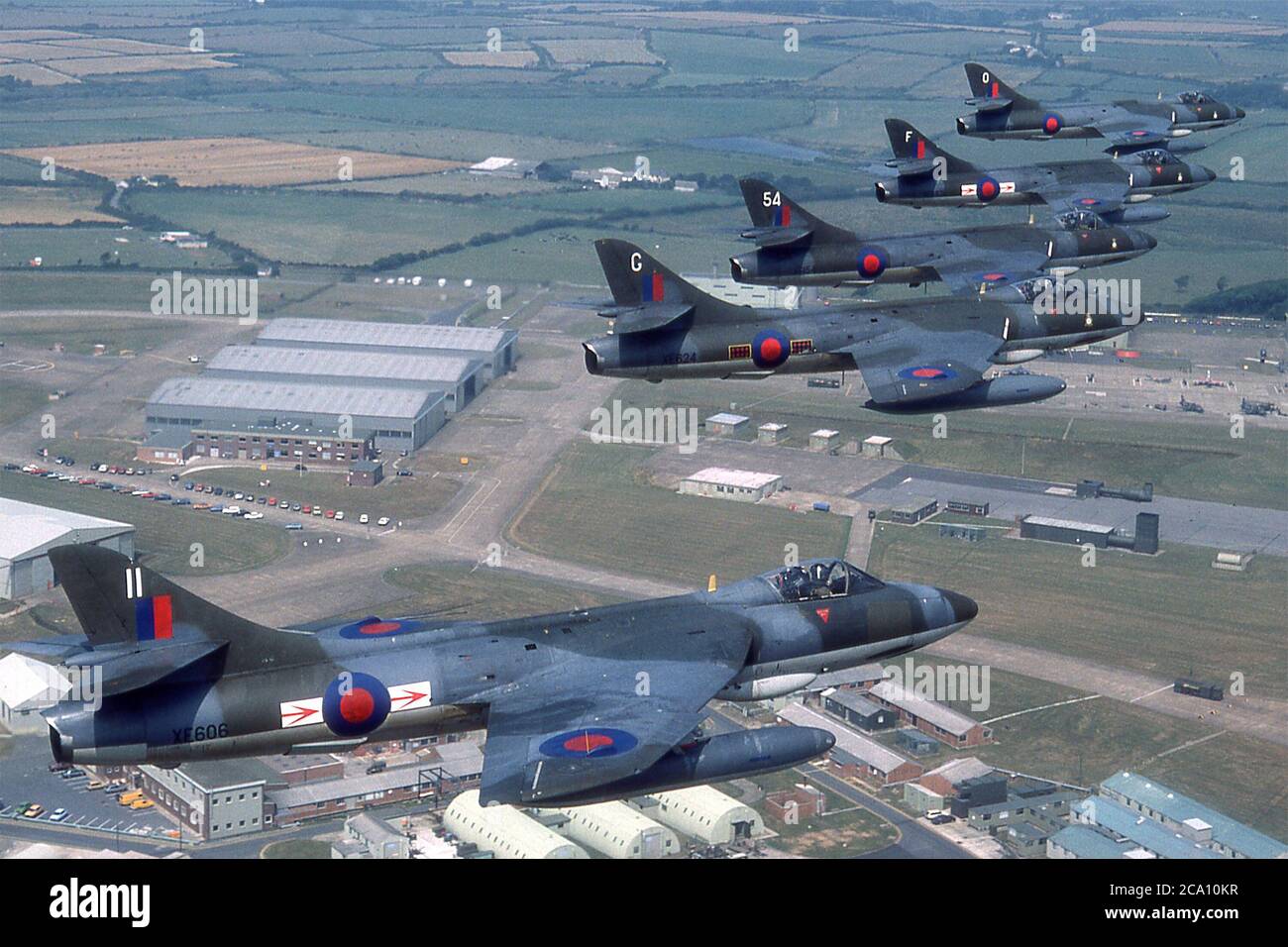 ROYAL AIR FORCE HAWKER HUNTERS Stock Photo - Alamy