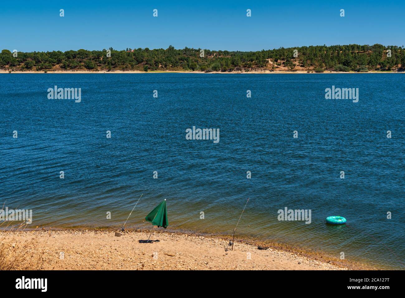 Montargil dam in Alentejo Portugal Stock Photo - Alamy