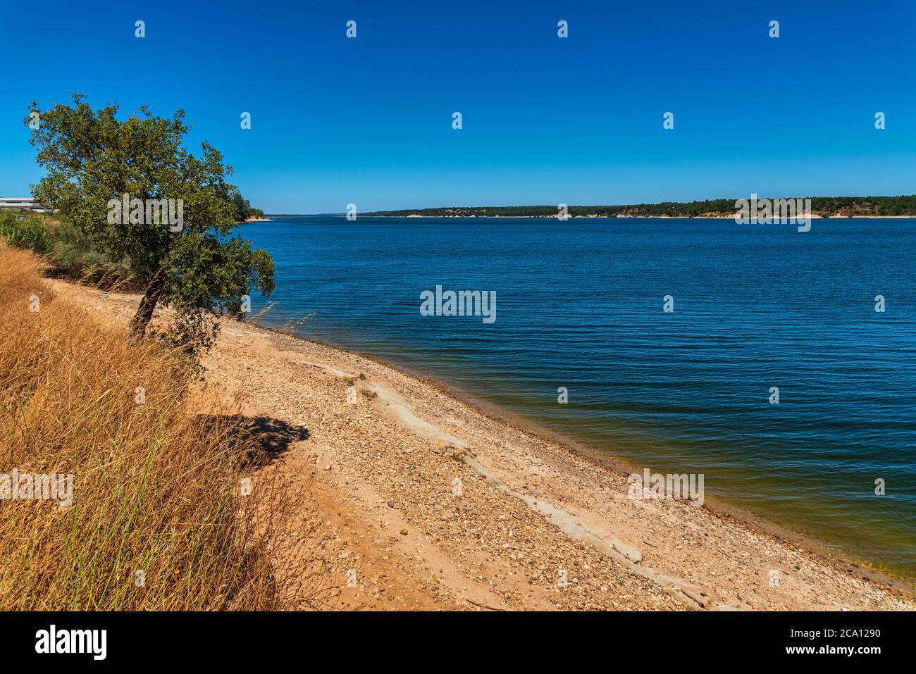 Montargil dam in Alentejo Portugal Stock Photo - Alamy