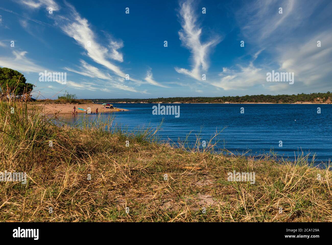 Montargil dam in Alentejo Portugal Stock Photo - Alamy