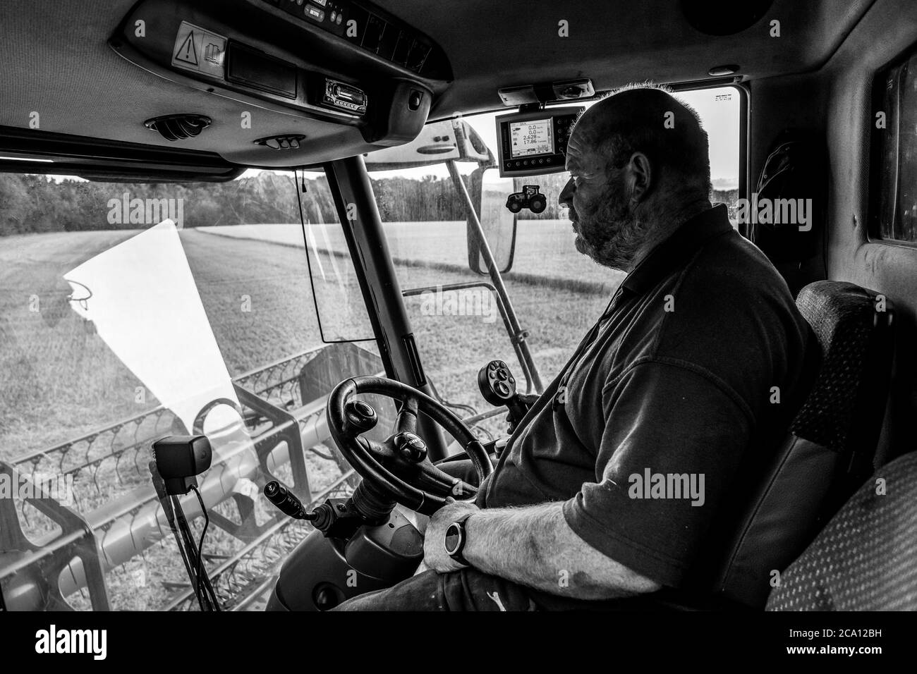 Combine cab Black and White Stock Photos & Images - Alamy
